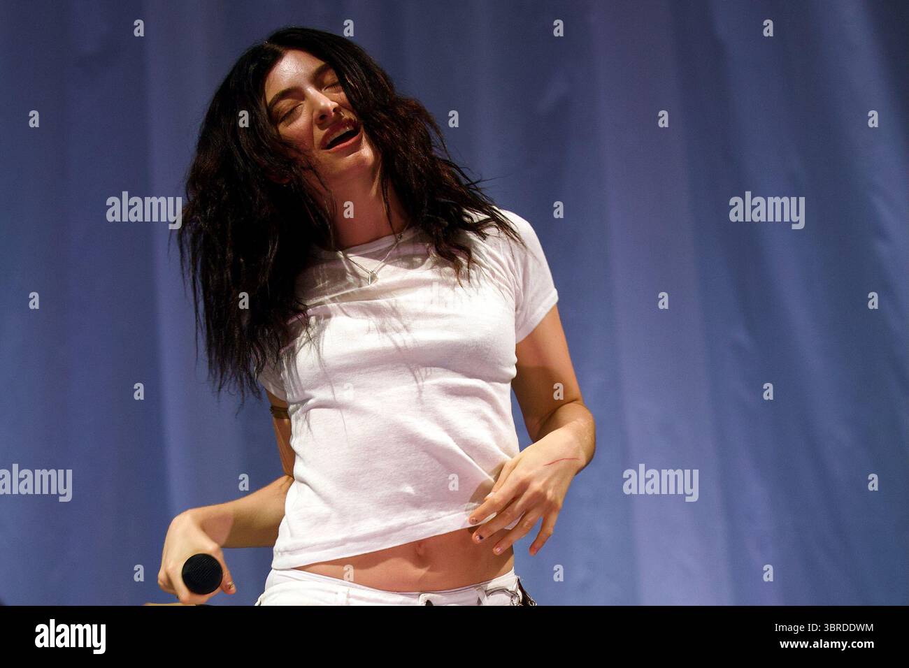 Lorde Performing live at the Glastonbury Festival 2025 on 27 June 2025 ...