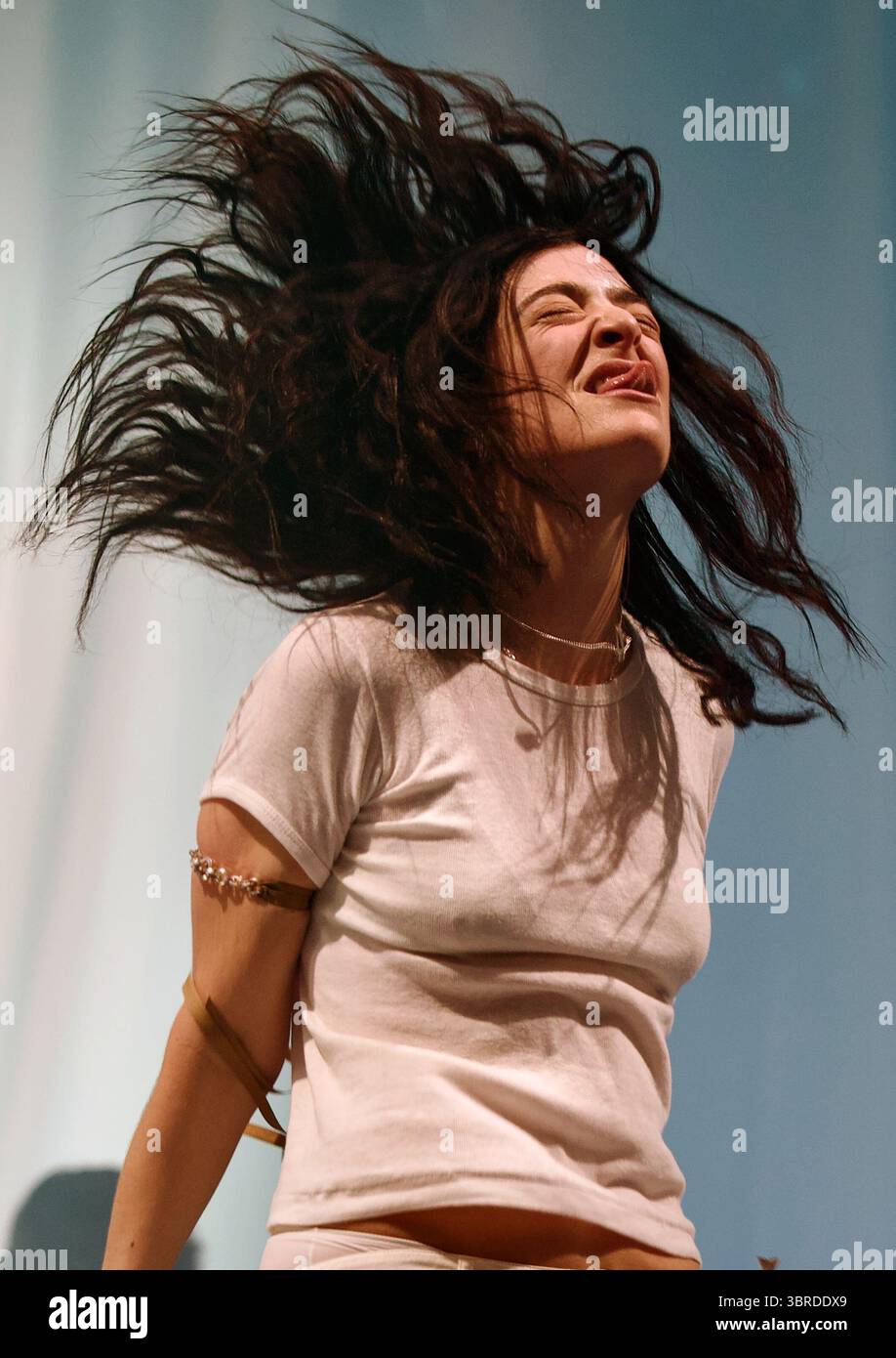 Lorde Performing live at the Glastonbury Festival 2025 on 27 June 2025 ...