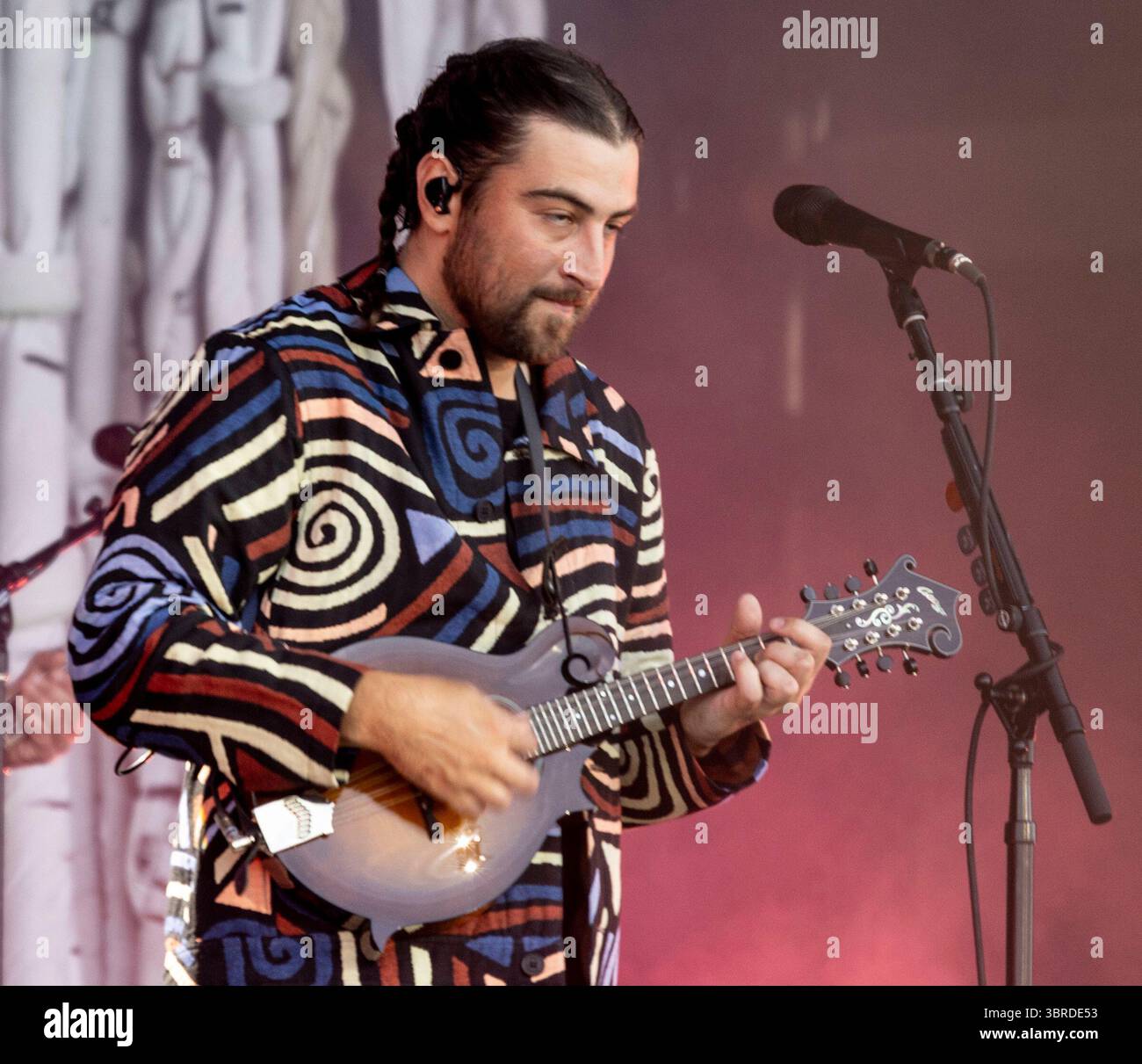 Noah Kahan performing at Glastonbury Festival UK 27 Jun 2025 photo by ...