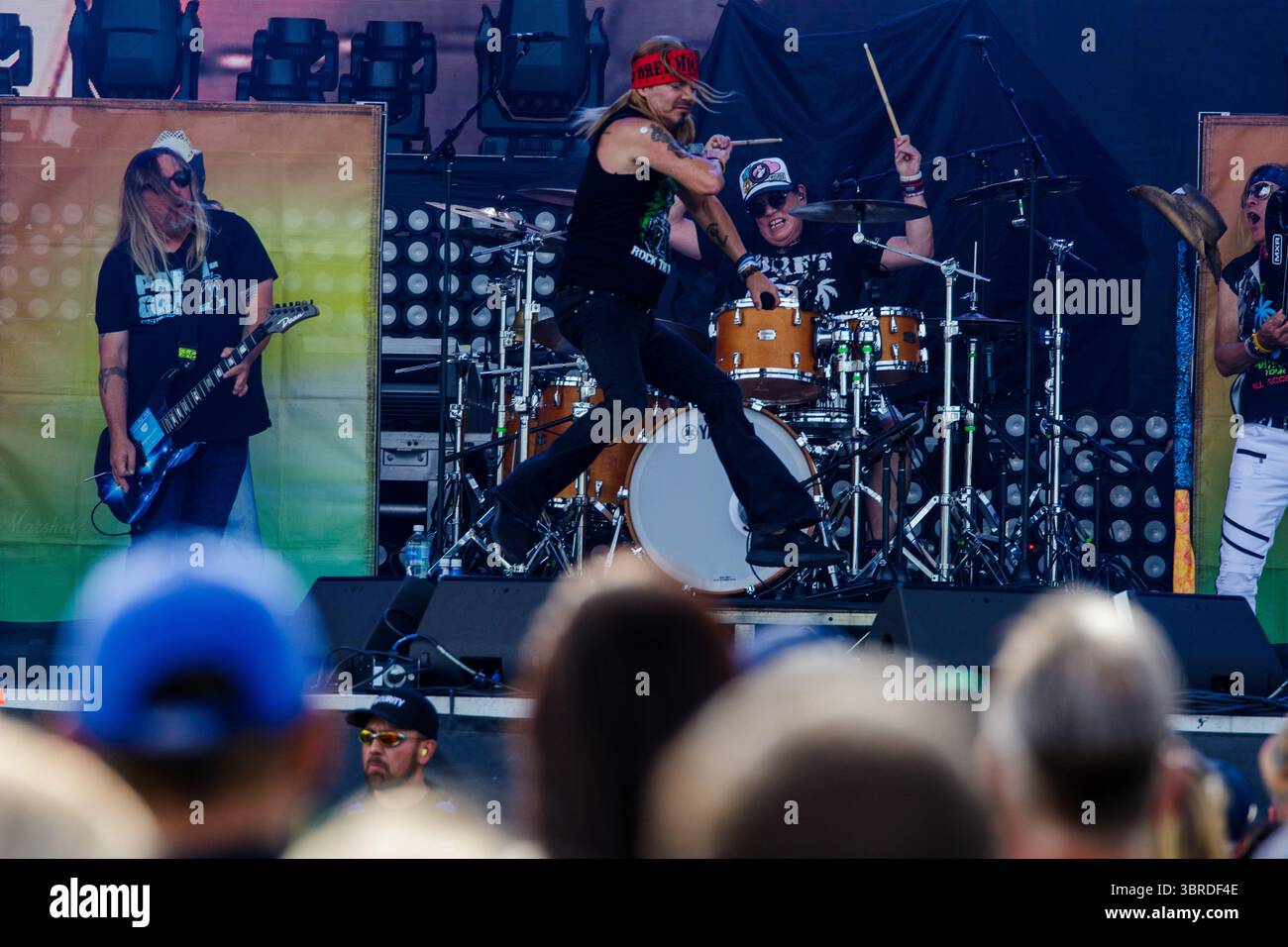 Brett Michaels performs at Rockin' Thunder at Edmonton Exhibition ...