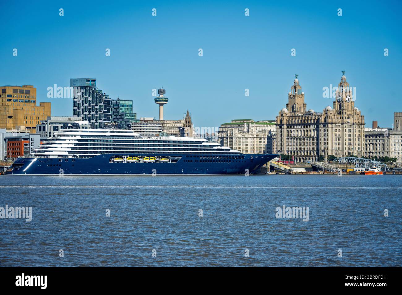 Cruise ship Ilma berthed at Liverpool pierhead Stock Photo - Alamy