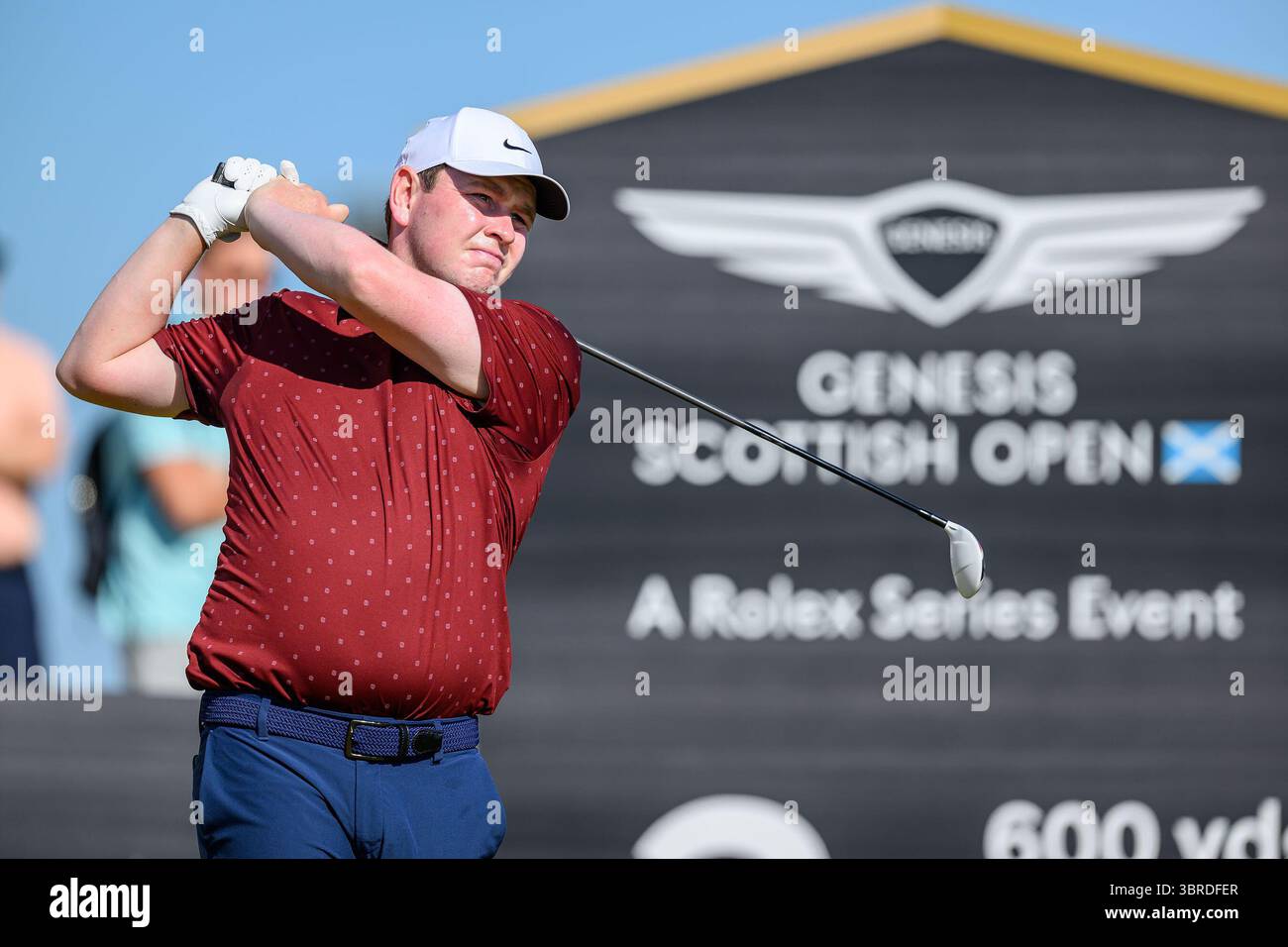 Scotlands Robert MacIntyre on the third hole on day three of the ...