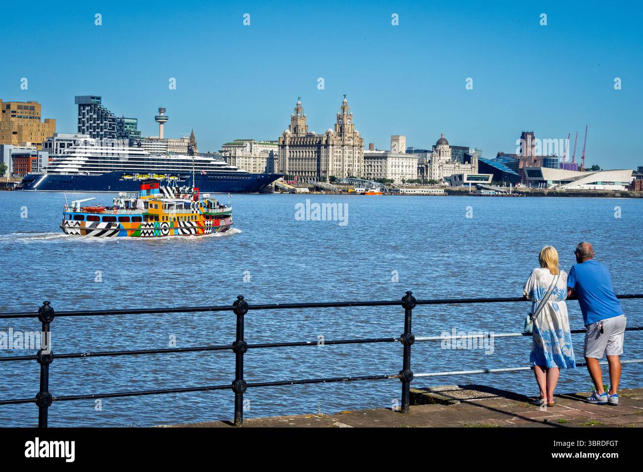 Cruise ship Ilma berthed at Liverpool pierhead Stock Photo - Alamy