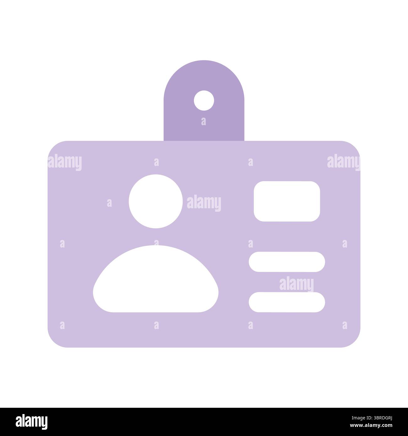 Id card icon design, personal information card vector design Stock ...