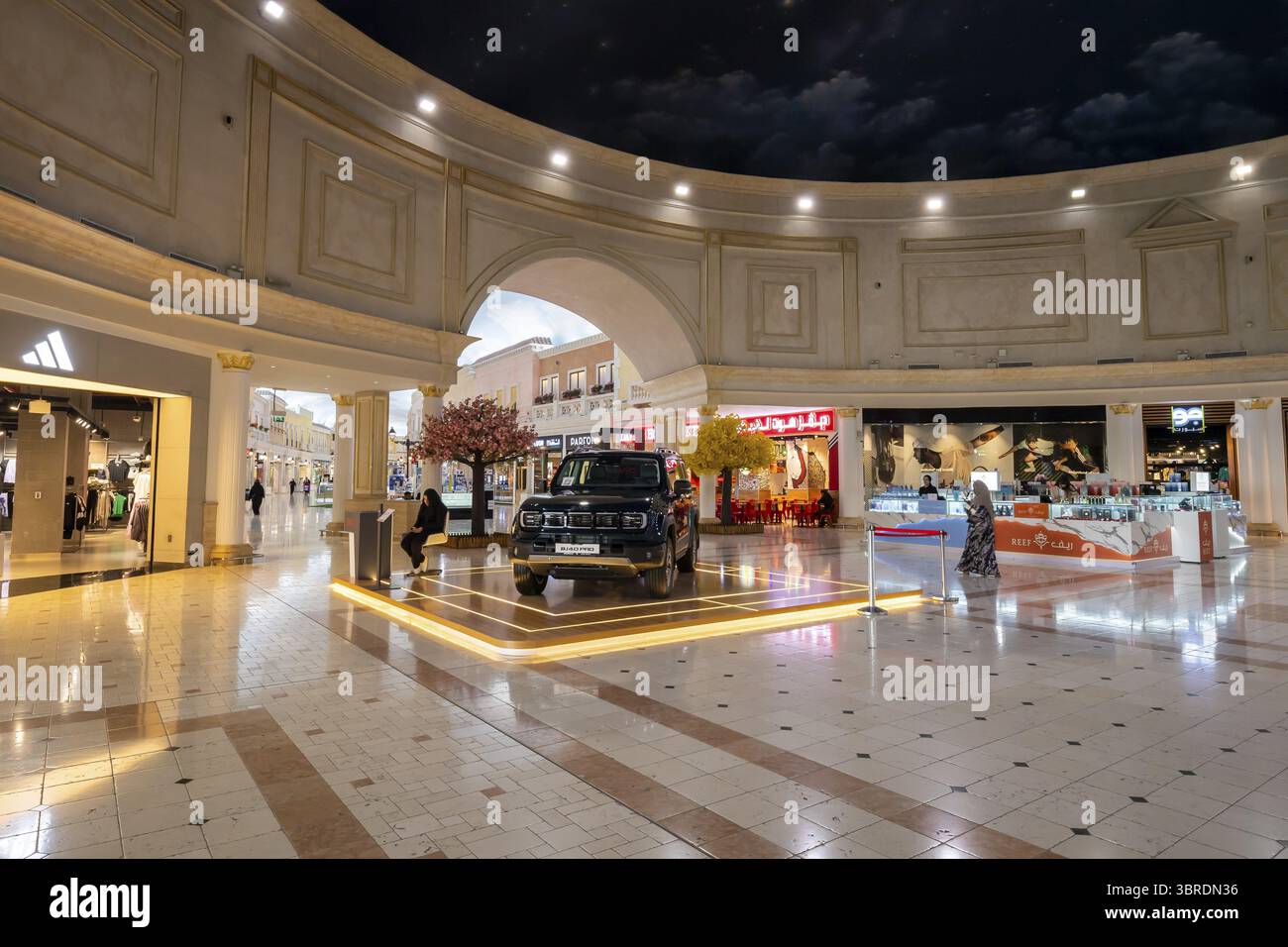 Villaggio Mall, Venetian-style shopping centre with canal, gondolas and ...
