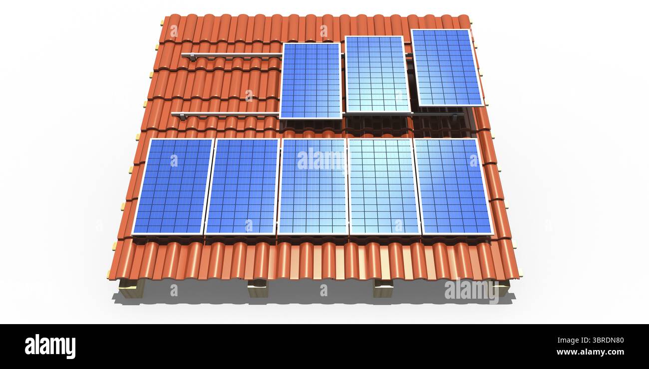 Photovoltaic, solar, solar system, solar panel, panel, roof, tile ...