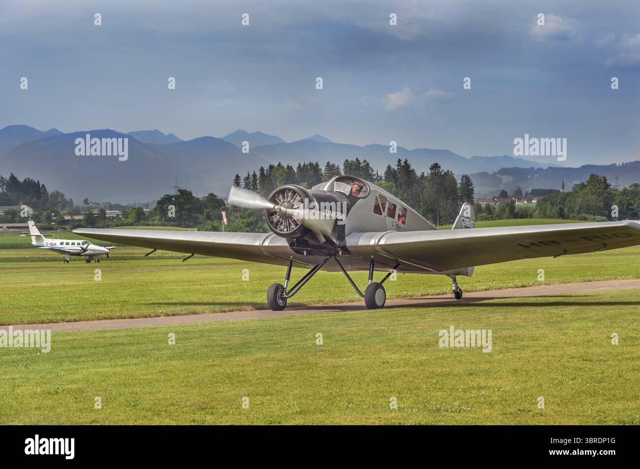 Junkers F 13 at the airfield festival in Durach, Allgaeu, Swabia ...