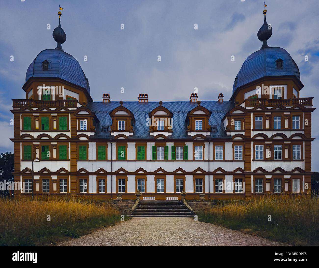 Front view of Schloss Seehof in Memmelsdorf, Germany, 6 July 2025 Stock ...