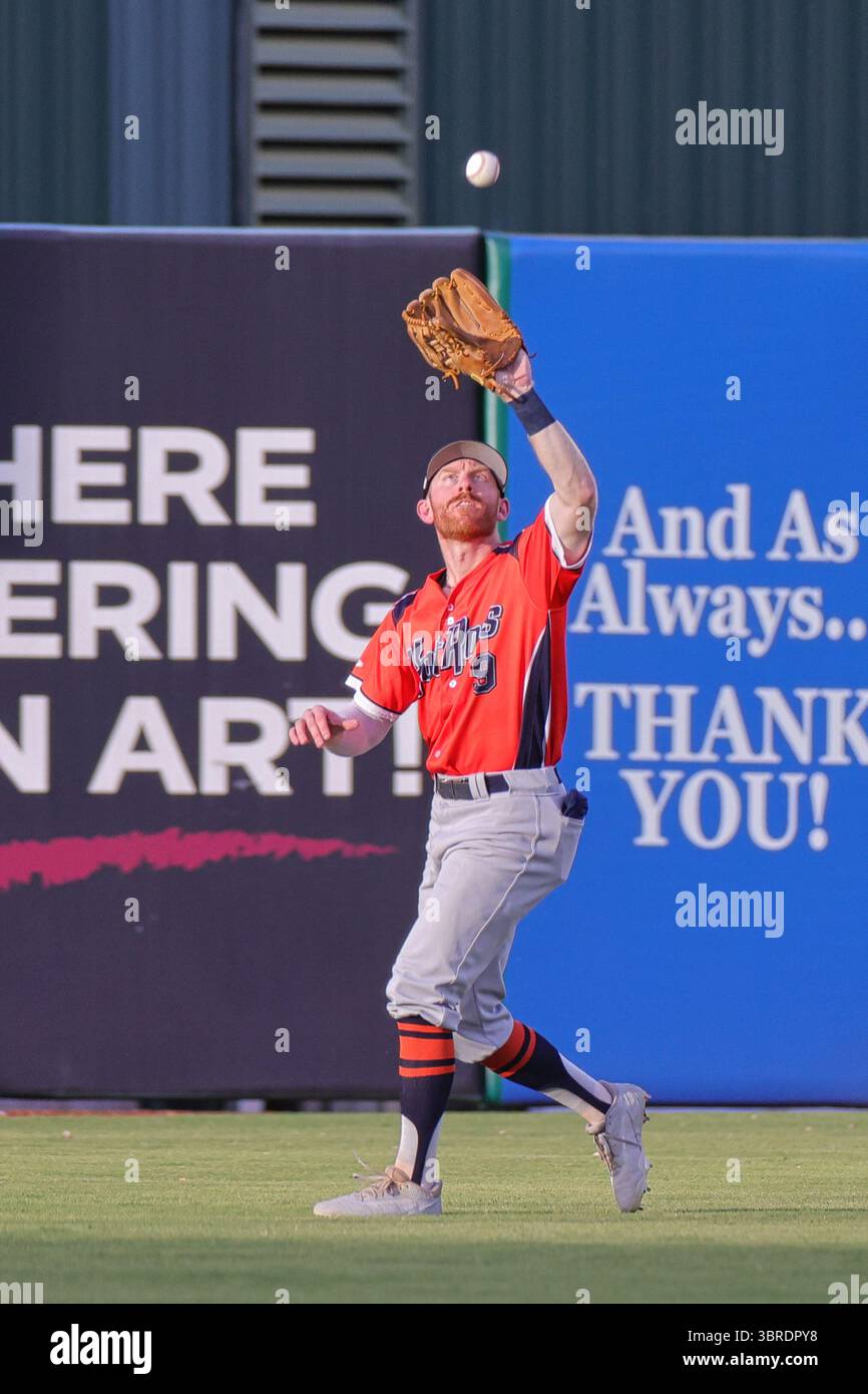 Greensboro, NC: Bowling Green Hot Rods center field Noah Myers (9 ...