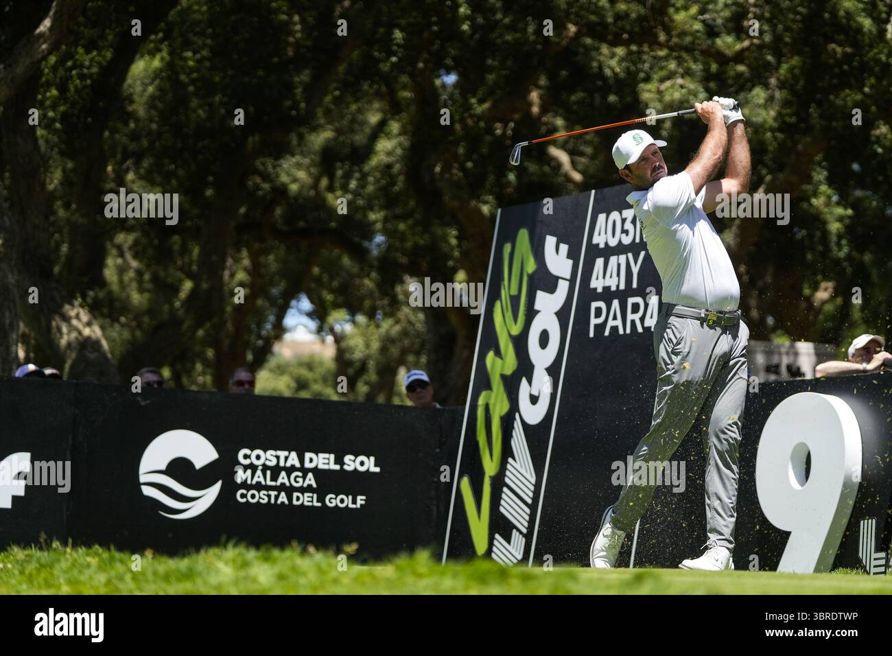 Dean Burmester of Stinger team during day one of the LIV Golf Andalucia ...