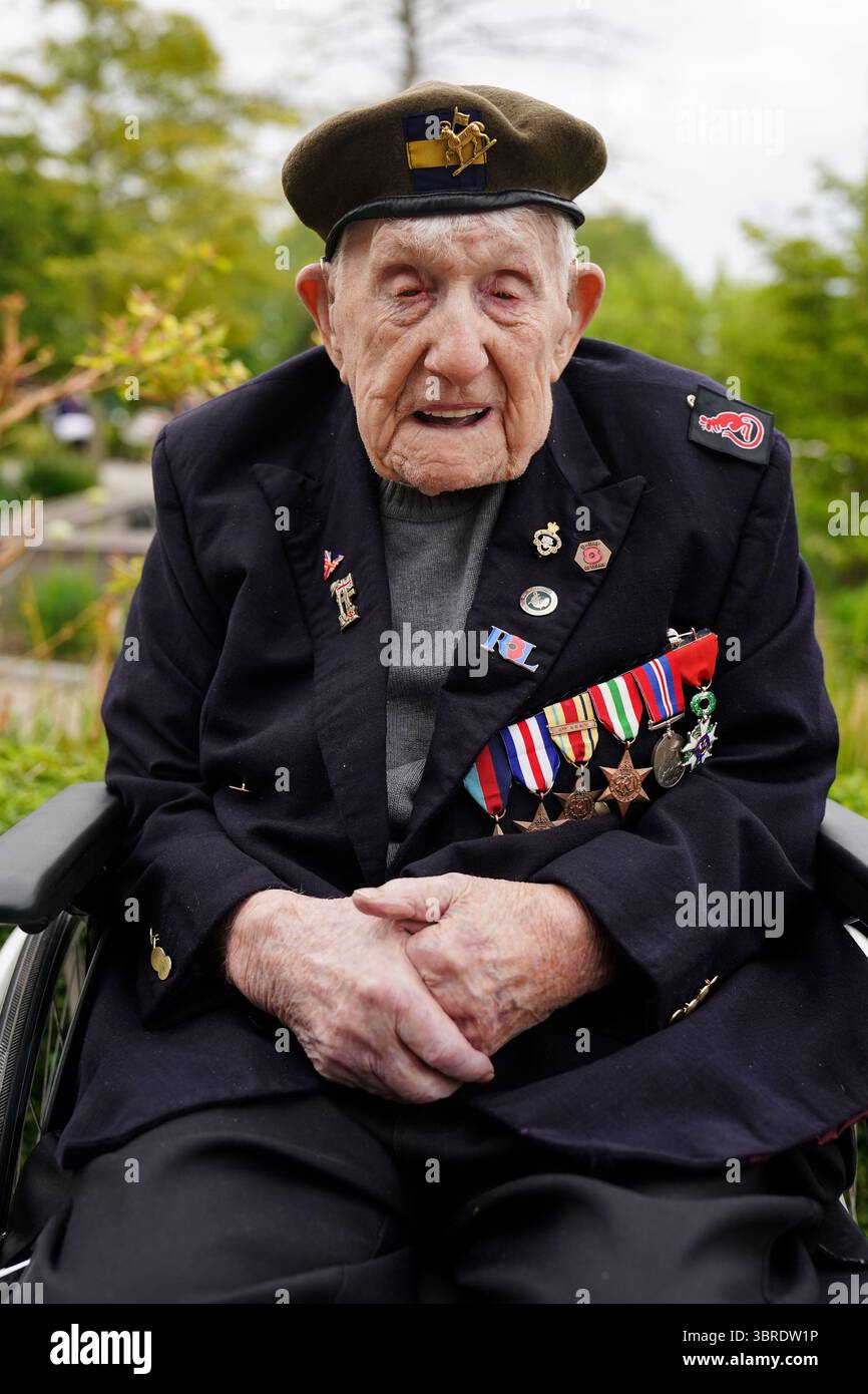 File photo dated 8/5/2025 of Britain's oldest Second World War veteran ...