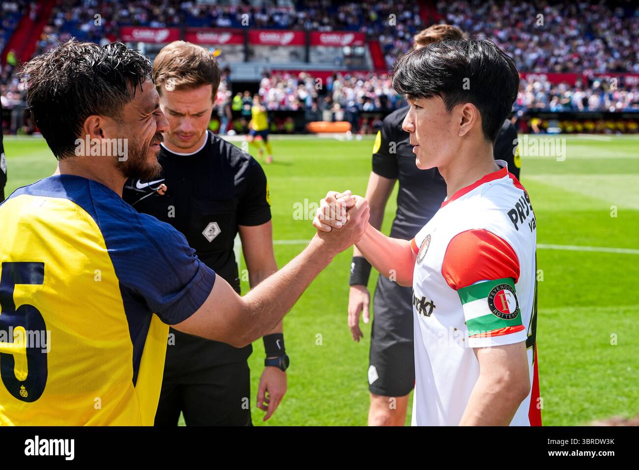 Rotterdam - In-beom Hwang of Feyenoord during a friendly match in ...