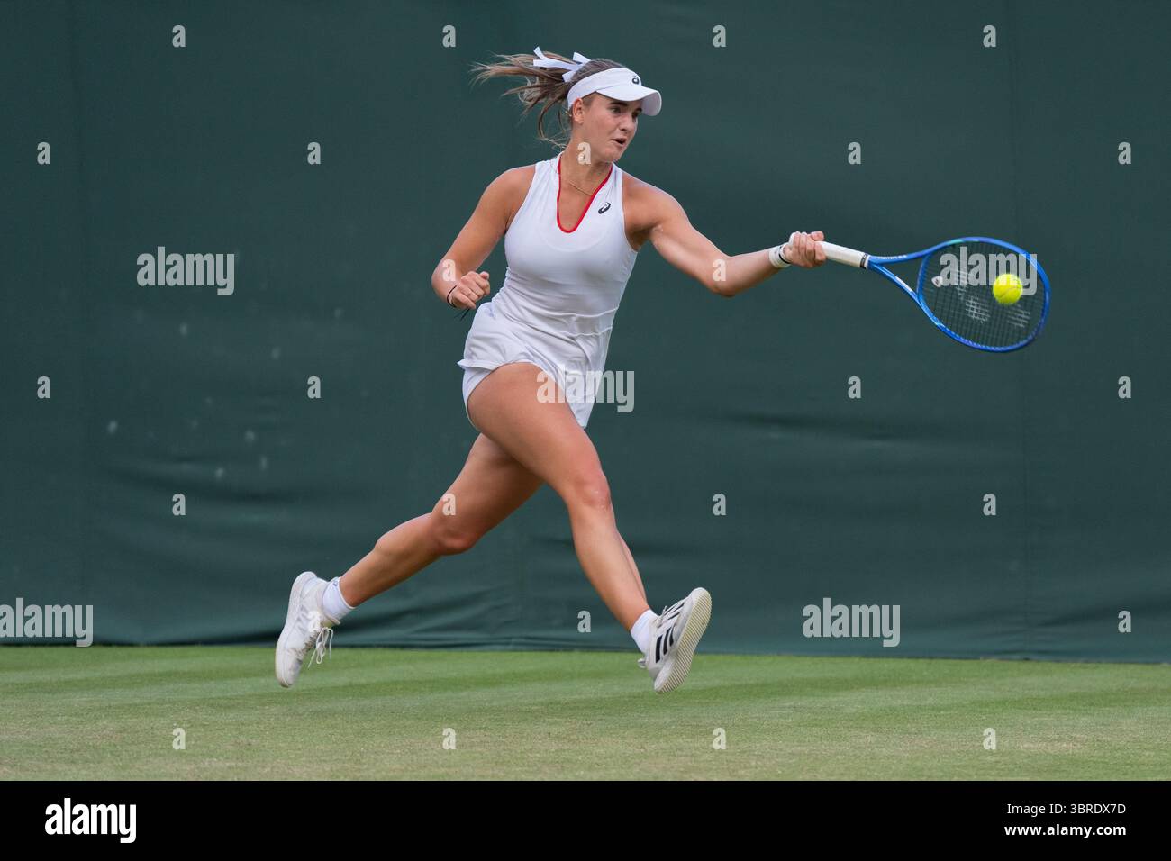 LONDON, ENGLAND - JULY 5: Kali Supova of Slovakia during Wimbledon 2025 ...