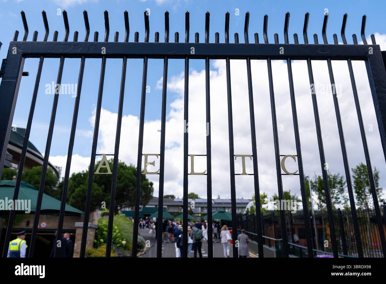 London, UK. 07th July, 2025. LONDON, ENGLAND - JULY 7: Wimbledon, Gate ...