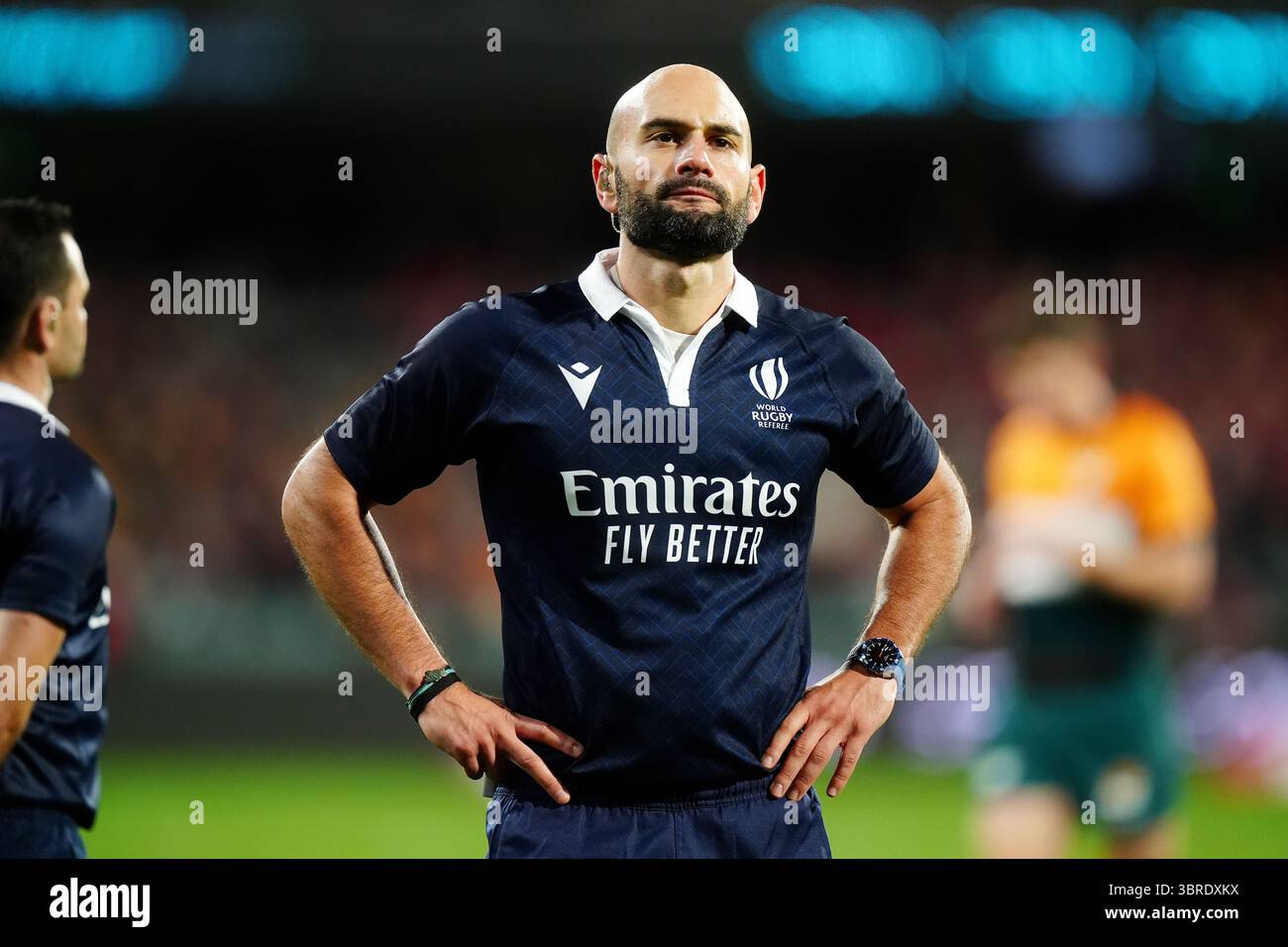 Referee Andrea Piardi during the Qatar Airways Lions Tour 2025 match at ...