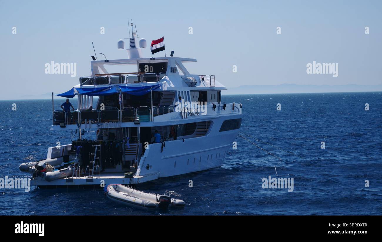 Egyptian lievabaord scuba diving boat The VIP Shrouq Stock Photo - Alamy