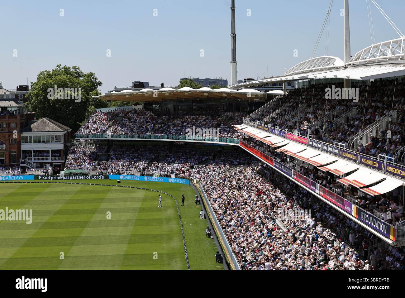 The stands are full during the 3rd Rothesay Test Match Day 3 England v ...