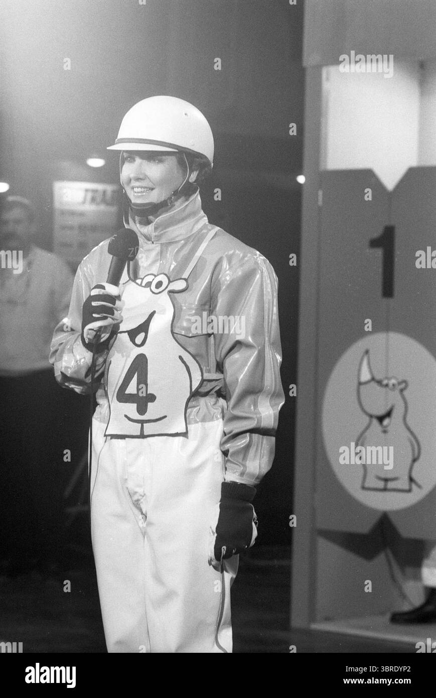 Carolin Reiber Fernsehmoderatorin 02/89 ru Carolin Reiber in Nase vorn ...