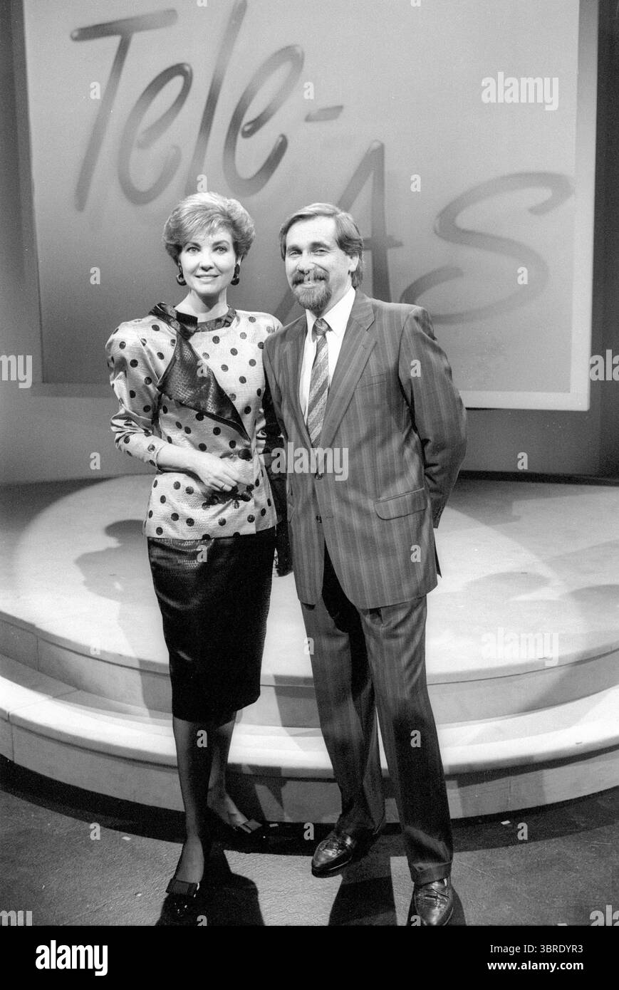 Carolin Reiber und Peter Rapp 07/87 rag Carolin Reiber mit Peter Rapp ...