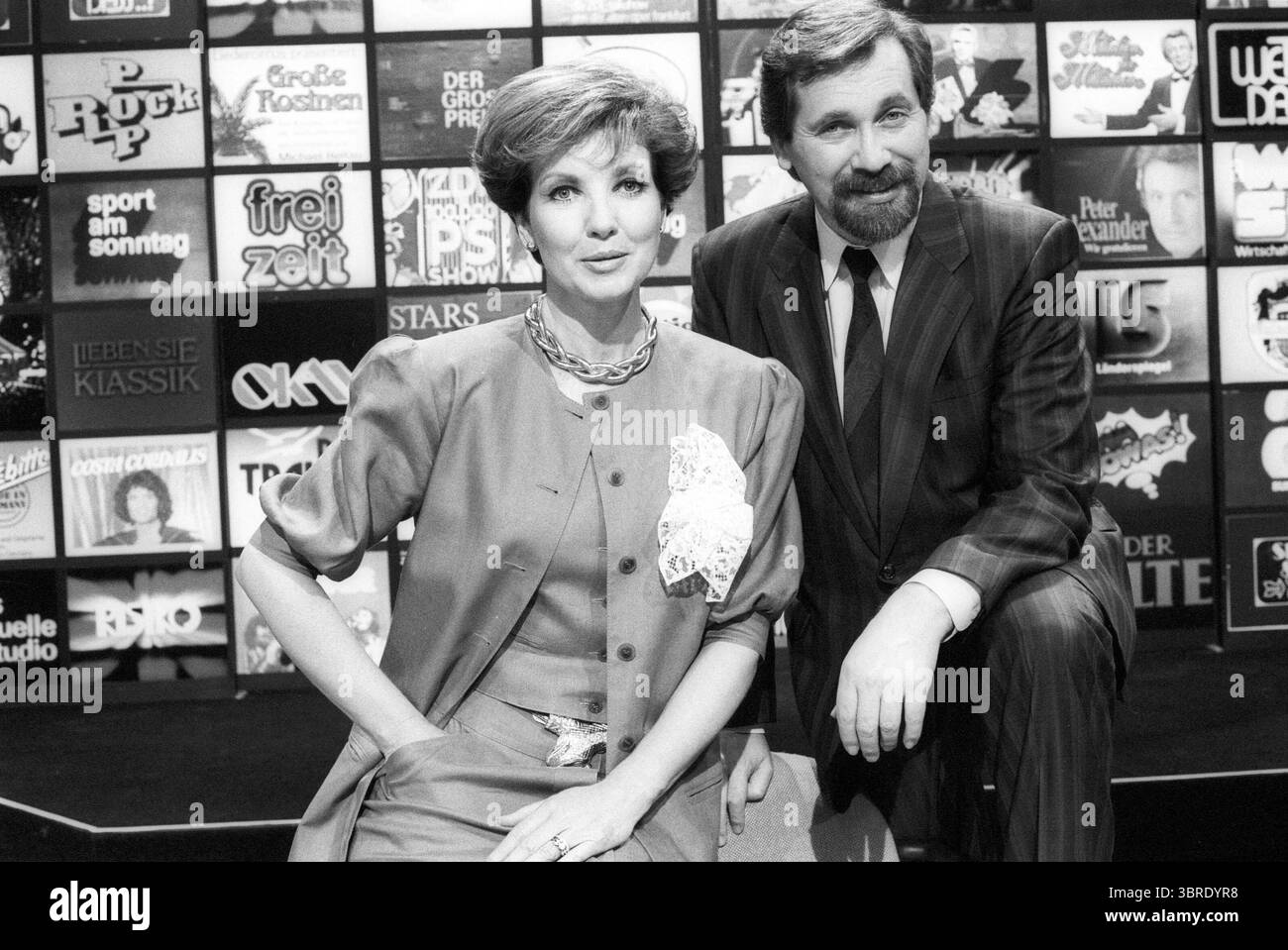 Carolin Reiber und Peter Rapp 05/88 rag Carolin Reiber mit Peter Rapp ...