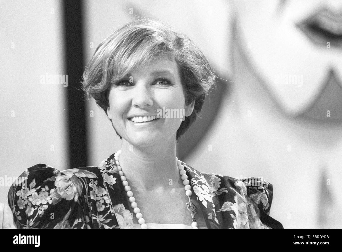 Carolin Reiber Fernsehmoderatorin 09/85 stroe Carolin Reiber auf der ...