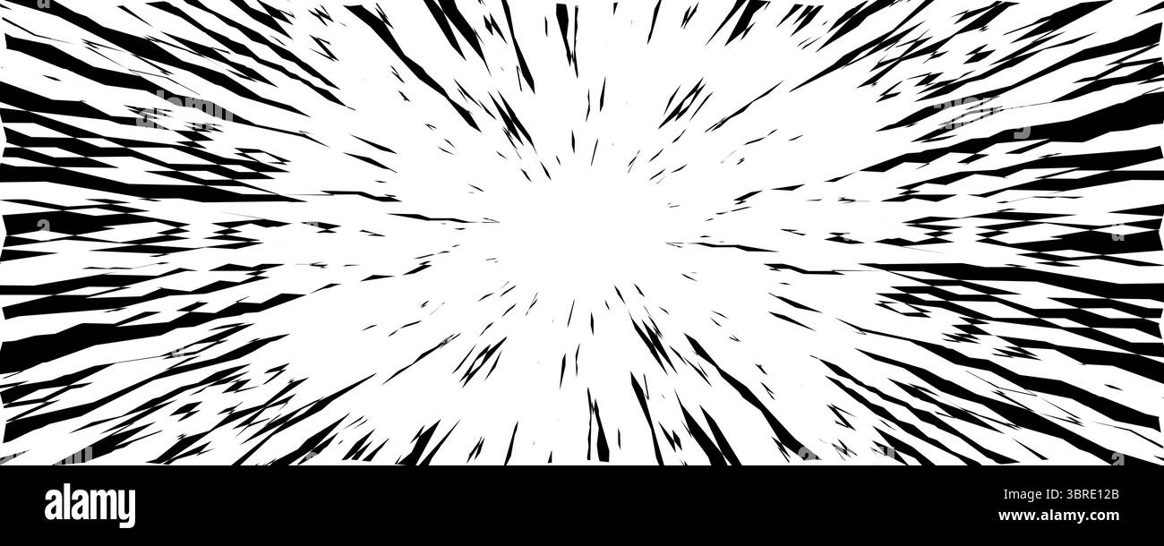 Explosion Speed Lines Background With Comic Style Motion Burst Effect ...