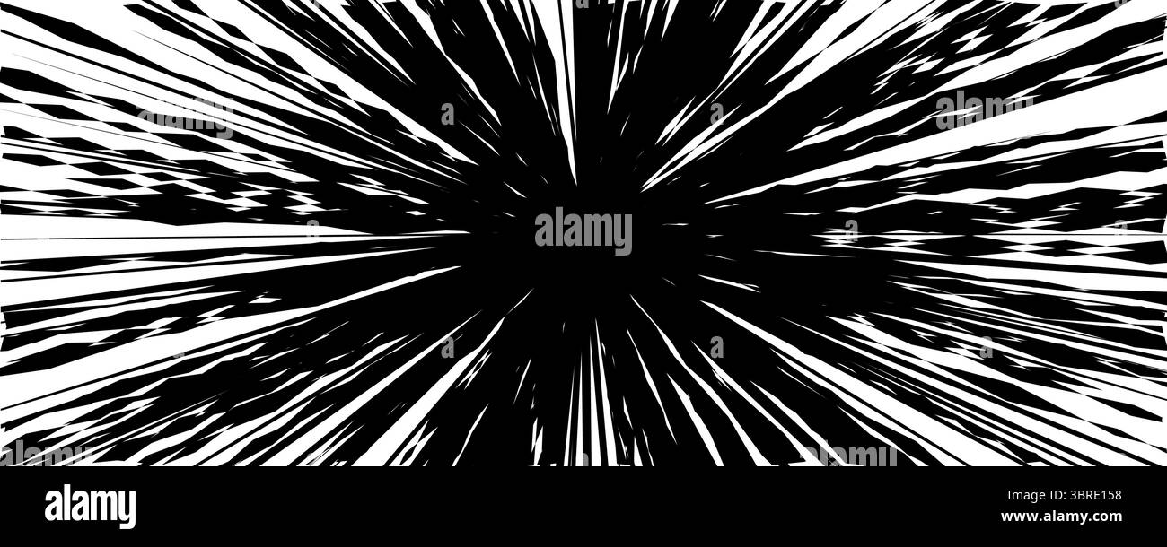Explosion Speed Lines Background With Comic Style Motion Burst Effect ...