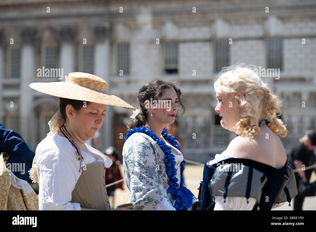 London, UK, 12th July 2025, Pirates swarm the Old Royal Naval College ...