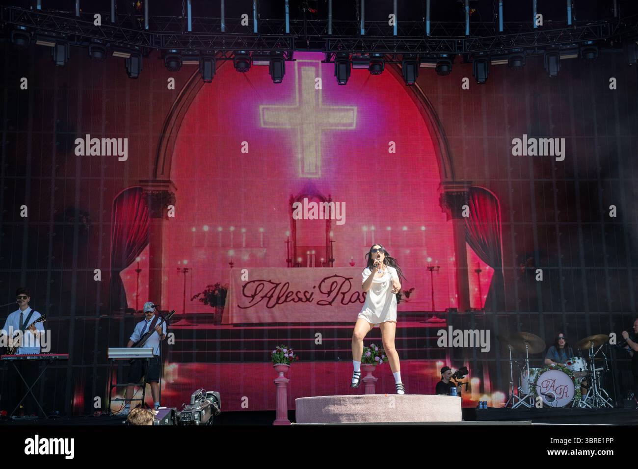 Alessi Rose performs on stage at the TRNSMT festival in Glasgow ...
