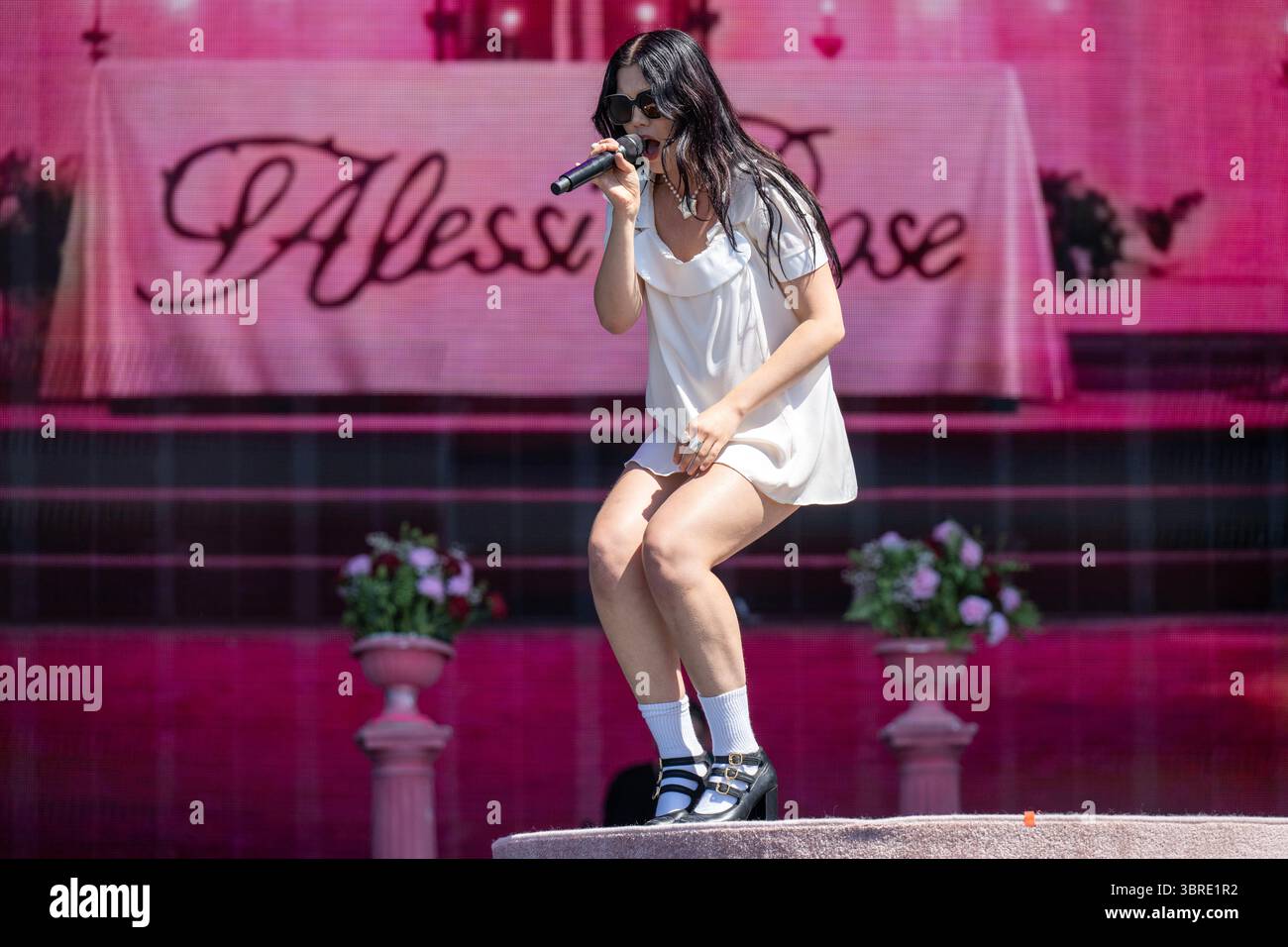 Alessi Rose performs on stage at the TRNSMT festival in Glasgow ...