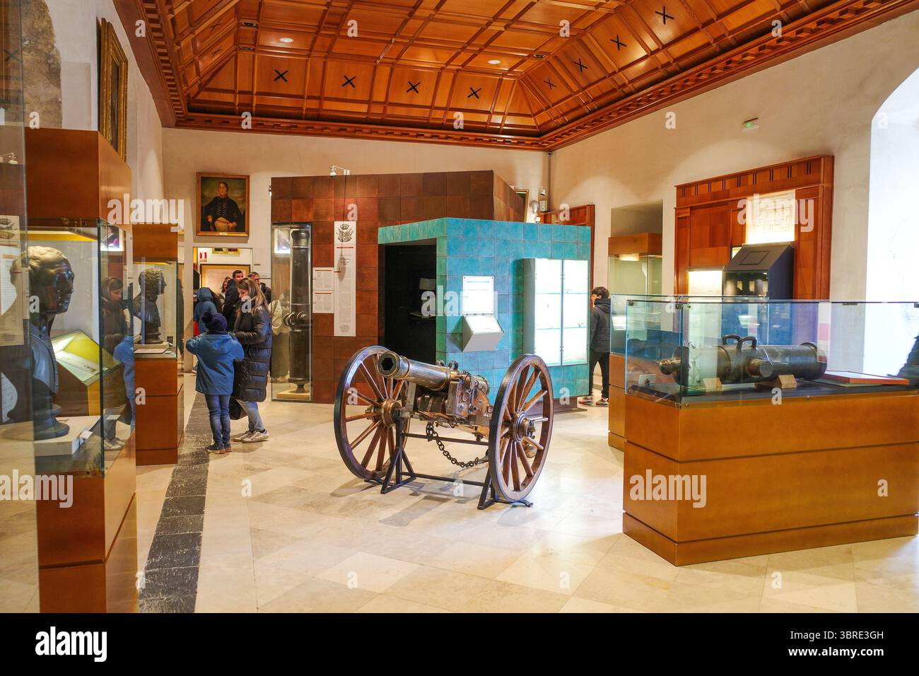 Segovia, Spain - 3 March, 2025: Medieval Knight armour on display at ...