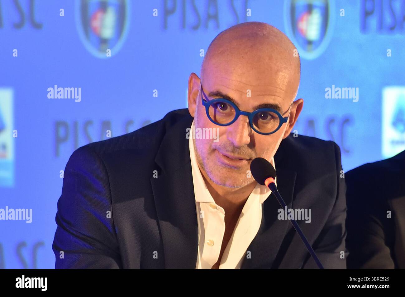 Sports Director of Pisa Davide Vaira during Presentation of new Pisa SC ...