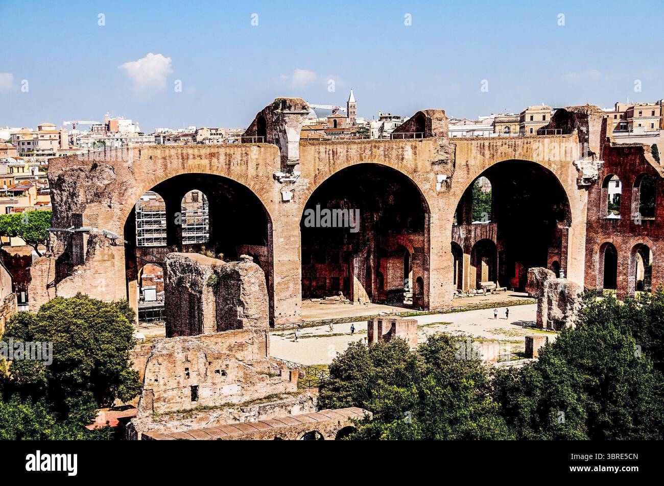 Rome, Italy Sep 28, 2009: The Roman Forum was the heart of public life ...