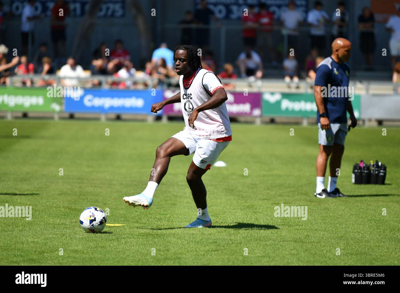 Dartford, England. 11th Jul 2025. Tyreece Campbell before the pre ...