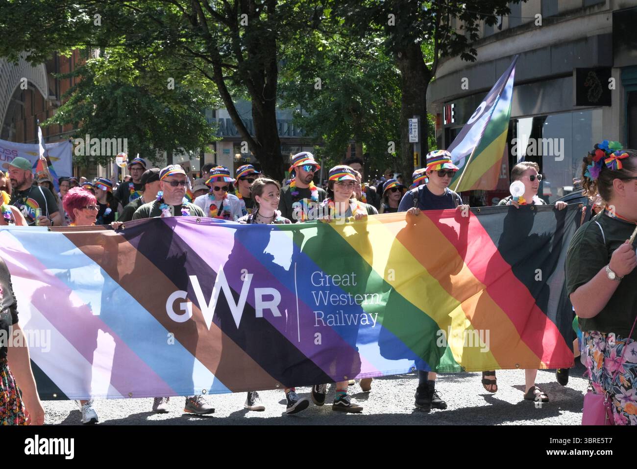 Bristol, UK. 12th July, 2025. The Bristol Pride march. The LGBT ...