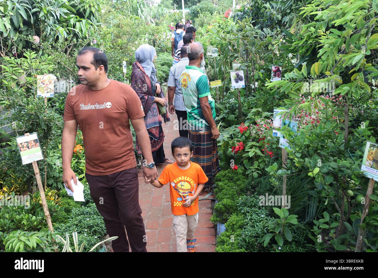 Dhaka, Bangladesh - July 11, 2025: Bangladeshi people visit at the ...