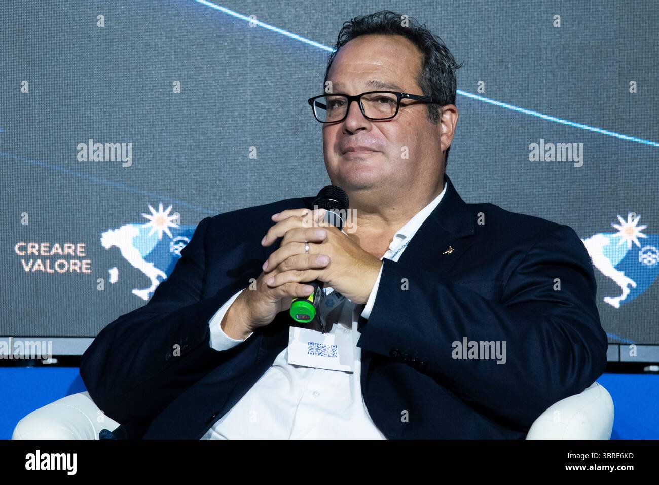 Rome, Italy. 11th July 2025. Fourth National Summit on the Sea Economy Blue Forum. In the Photo ...