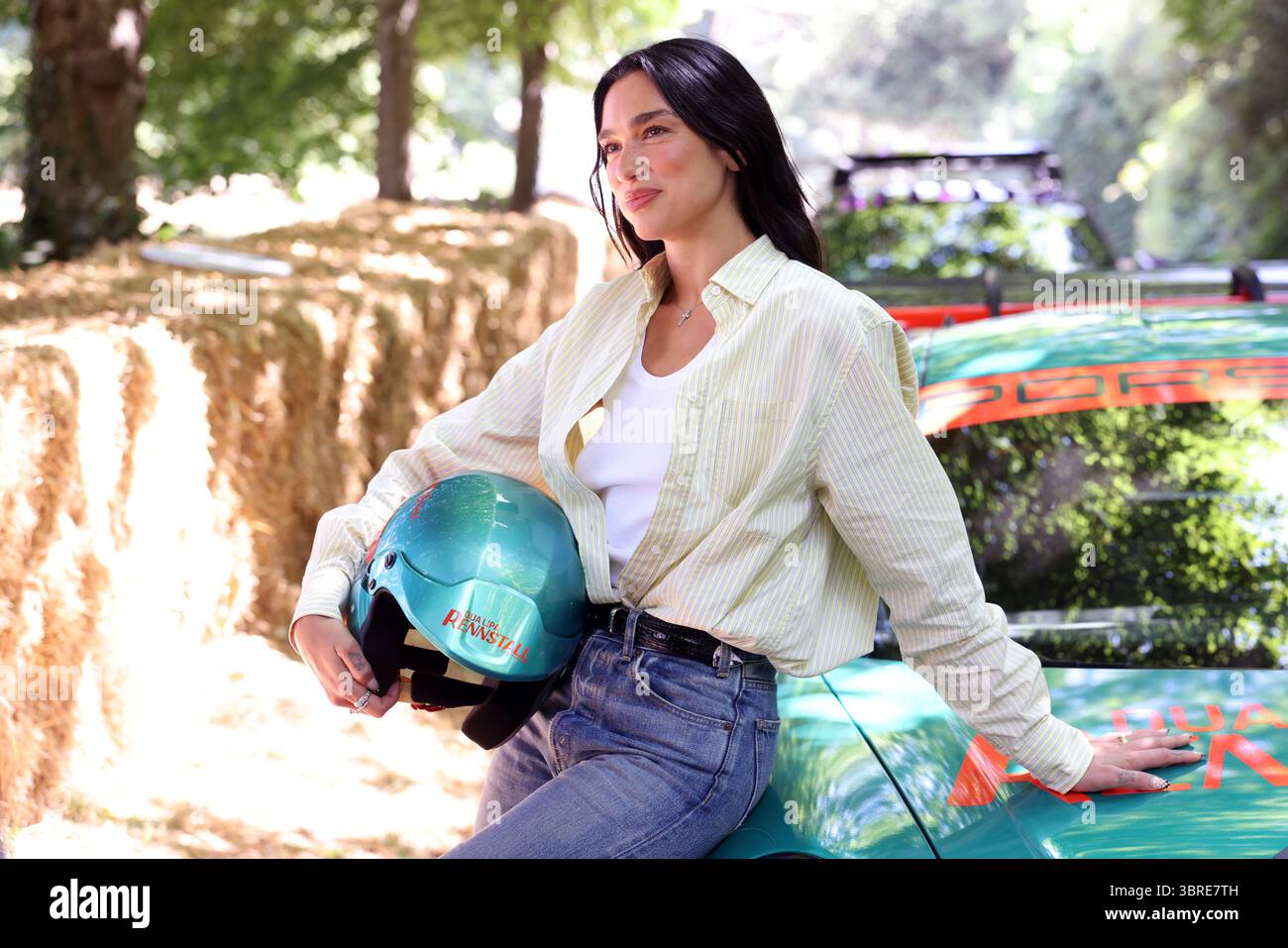 Dua Lipa at the Goodwood Festival of Speed, where she went up the world ...