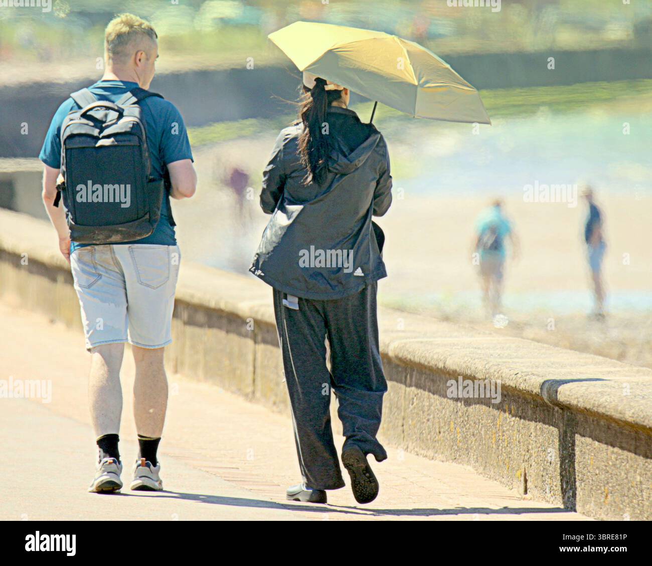 Prestwick, Ayr, Scotland, UK. 12th July, 2025. UK Weather: Scorching ...