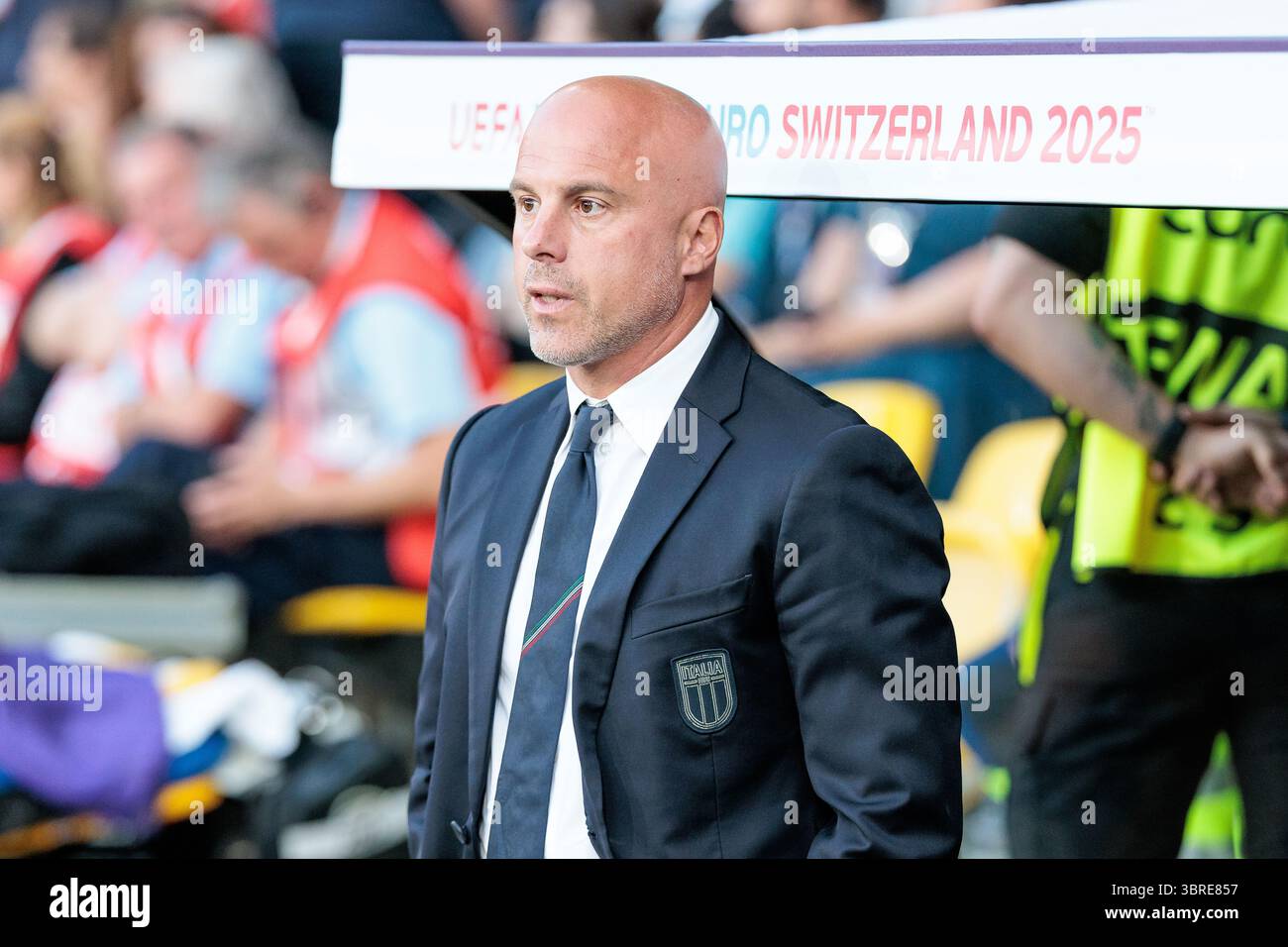 Andrea Soncin (Trainer Italien) UEFA Women?s Euro 2025: Italien ...