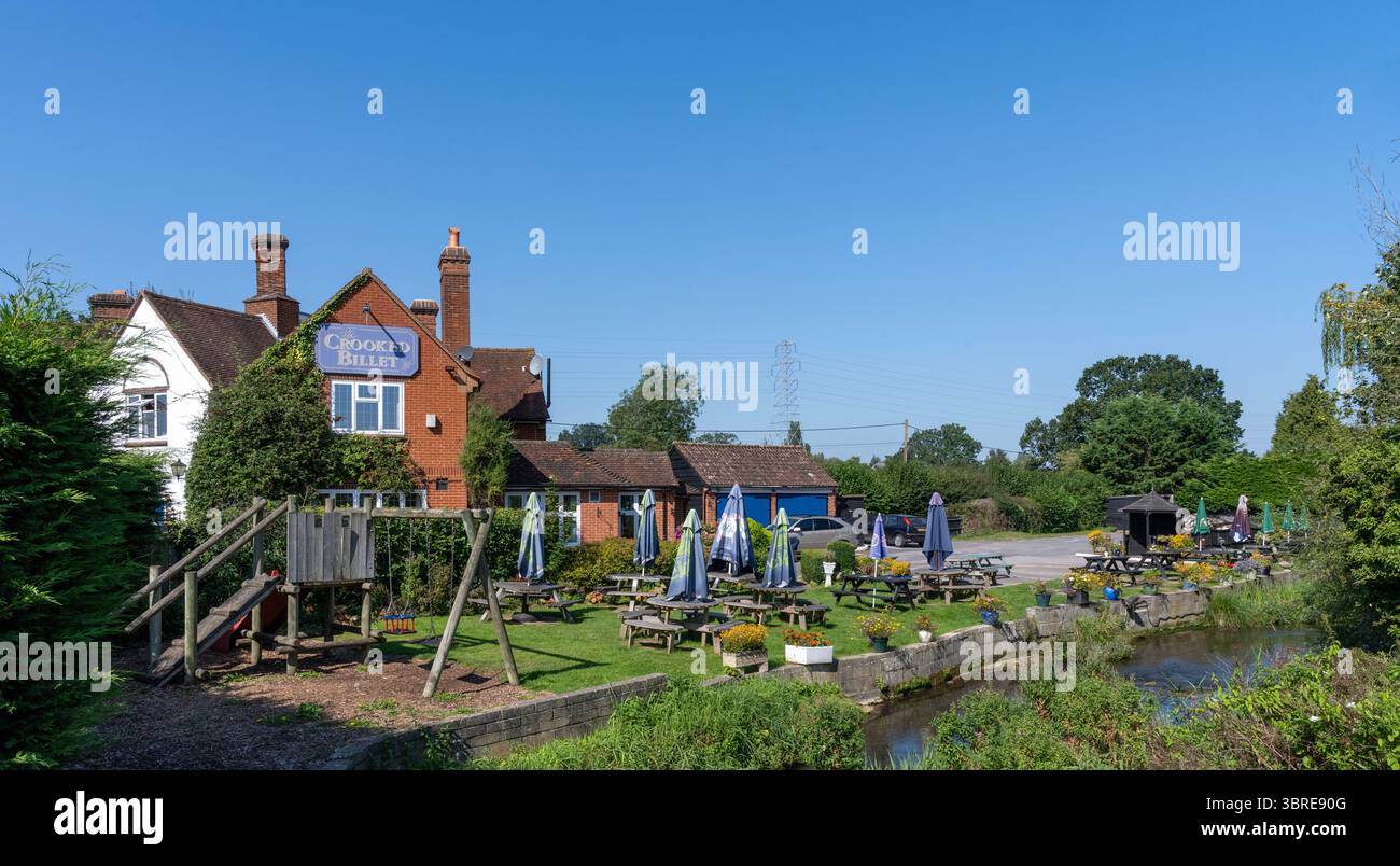 Crooked Billet public house, London Road, Hook, Hampshire, England, UK ...
