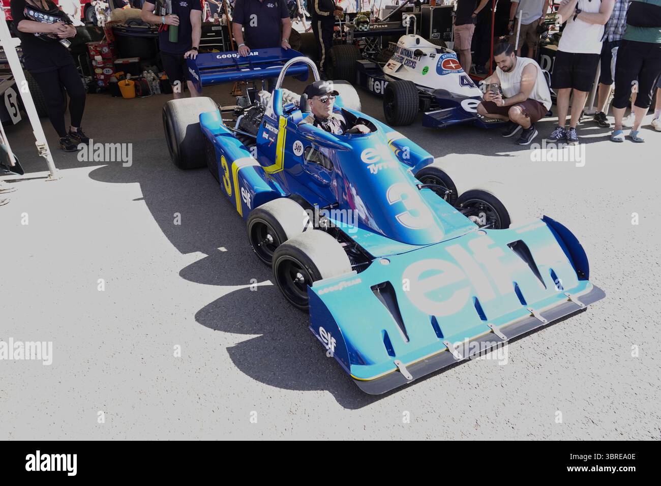 12th July, 2025 Goodwood, West Sussex UK. A Jody Scheckters famous six ...