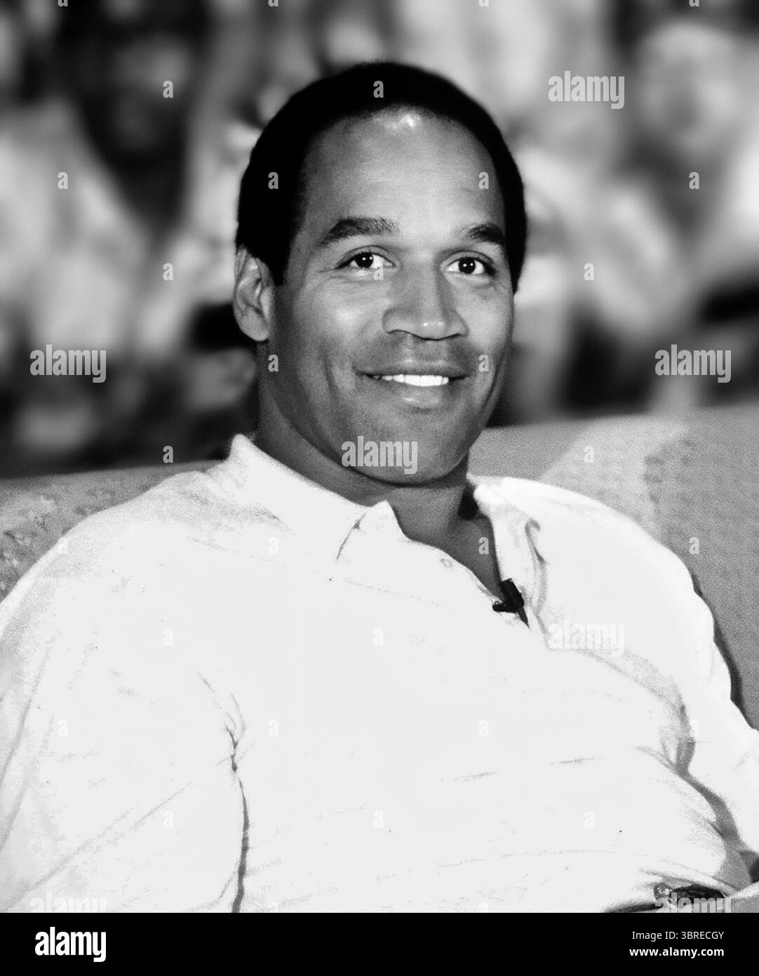 O J Simpson. Portrait of the former American football player and actor ...