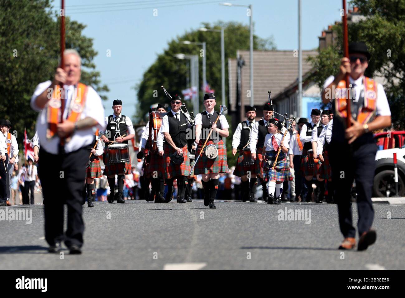 12th July 2025 McAuley Multimedia.. On parade in Maghera as part of the ...