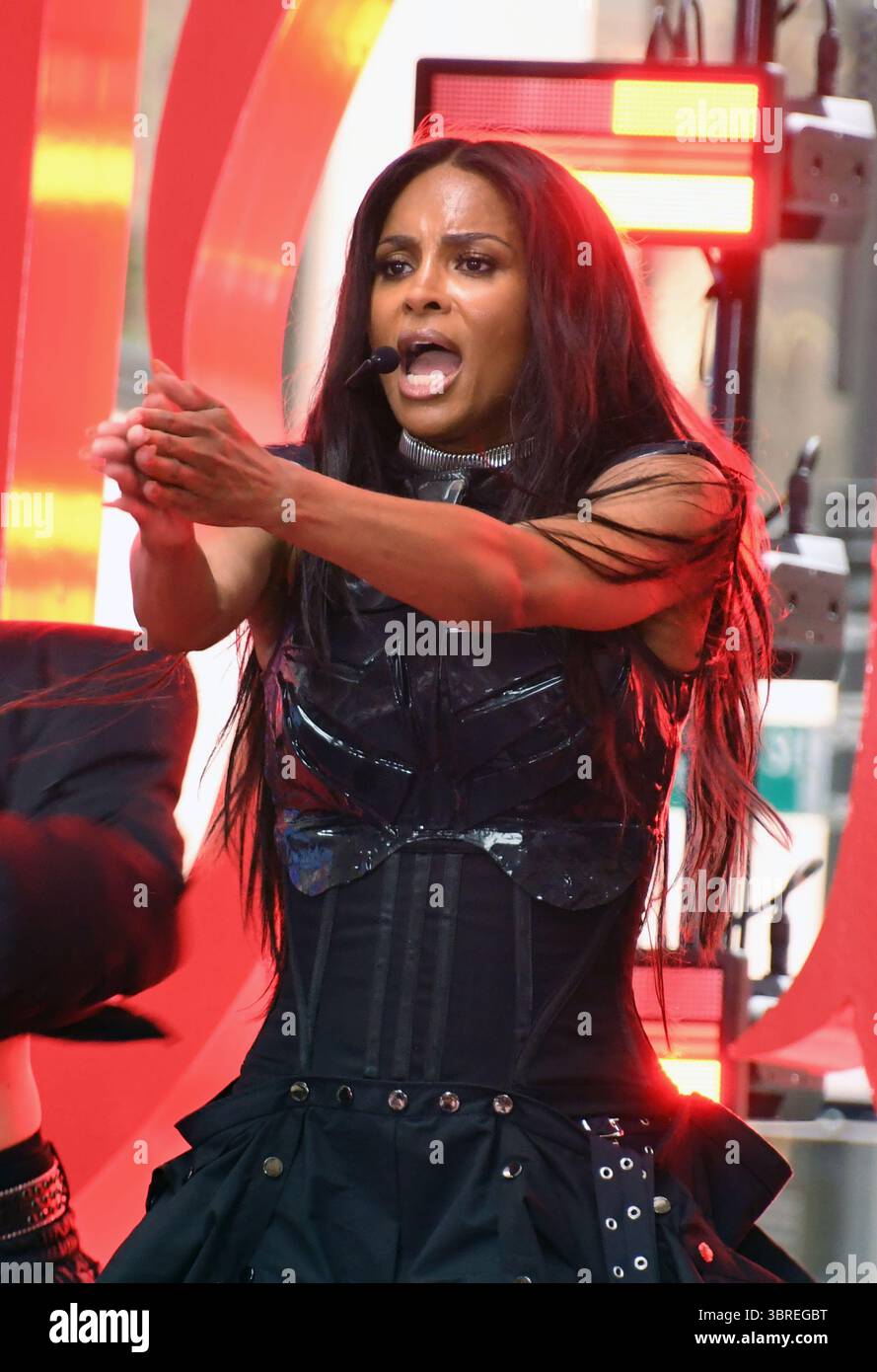 NEW YORK, NY - JULY 11: Ciara Performs at the Today Citi Summer Concert ...