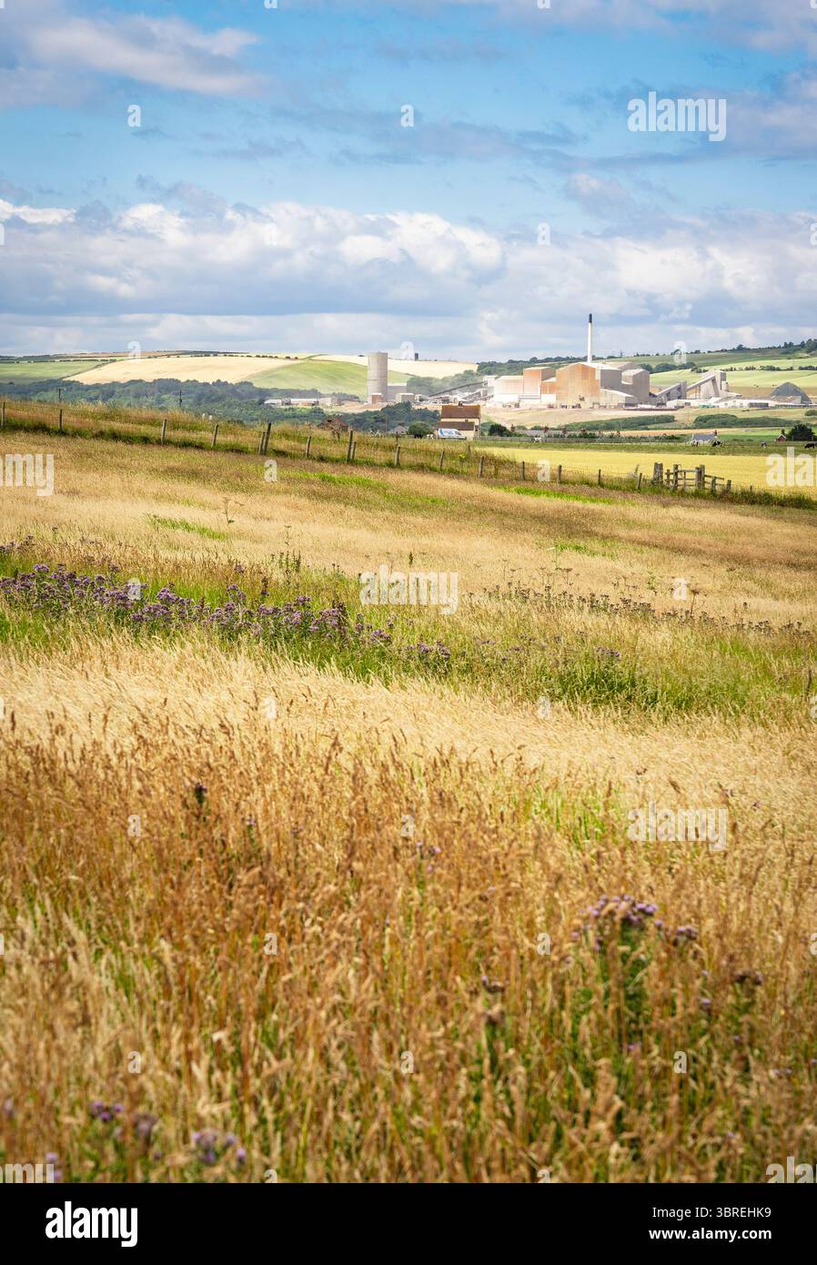 Landscape around Boulby mine and Staithes, North York Moors National ...