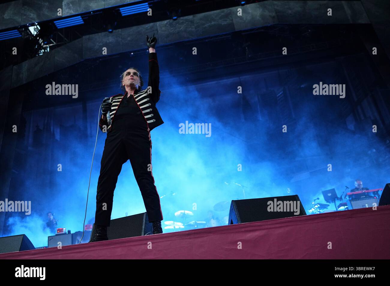 Gerard Way of My Chemical Romance performs during the opening night of ...