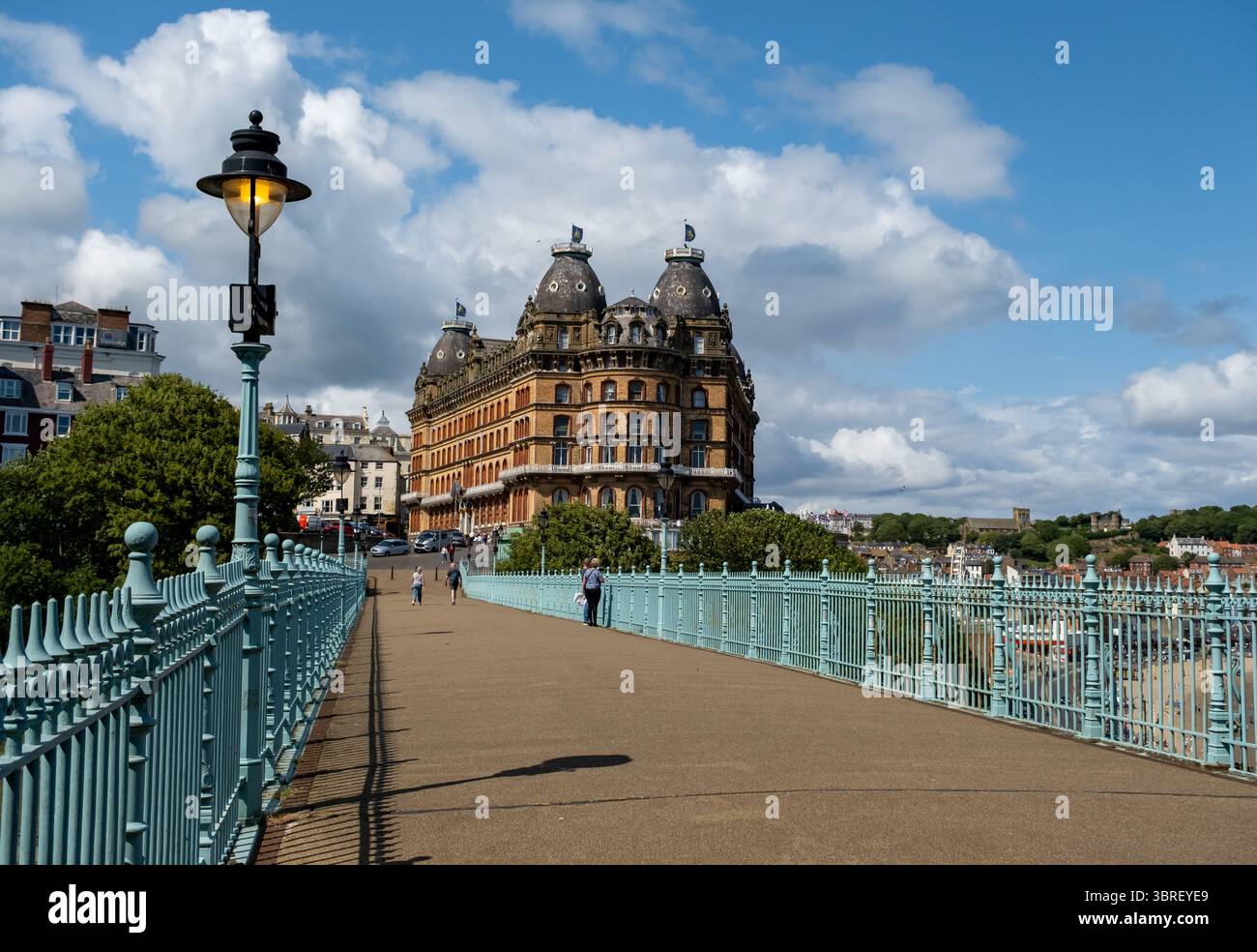Scarborough, North Yorkshire, UK – June 26 2025. Spa Bridge, now known ...