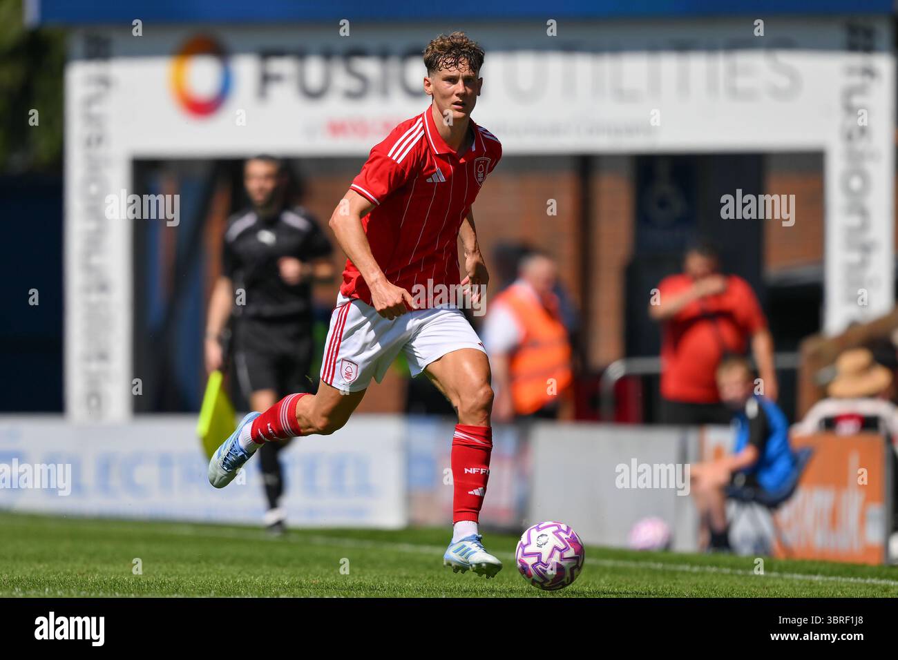 Ryan Yates of Nottingham Forest in action during the Pre-season ...