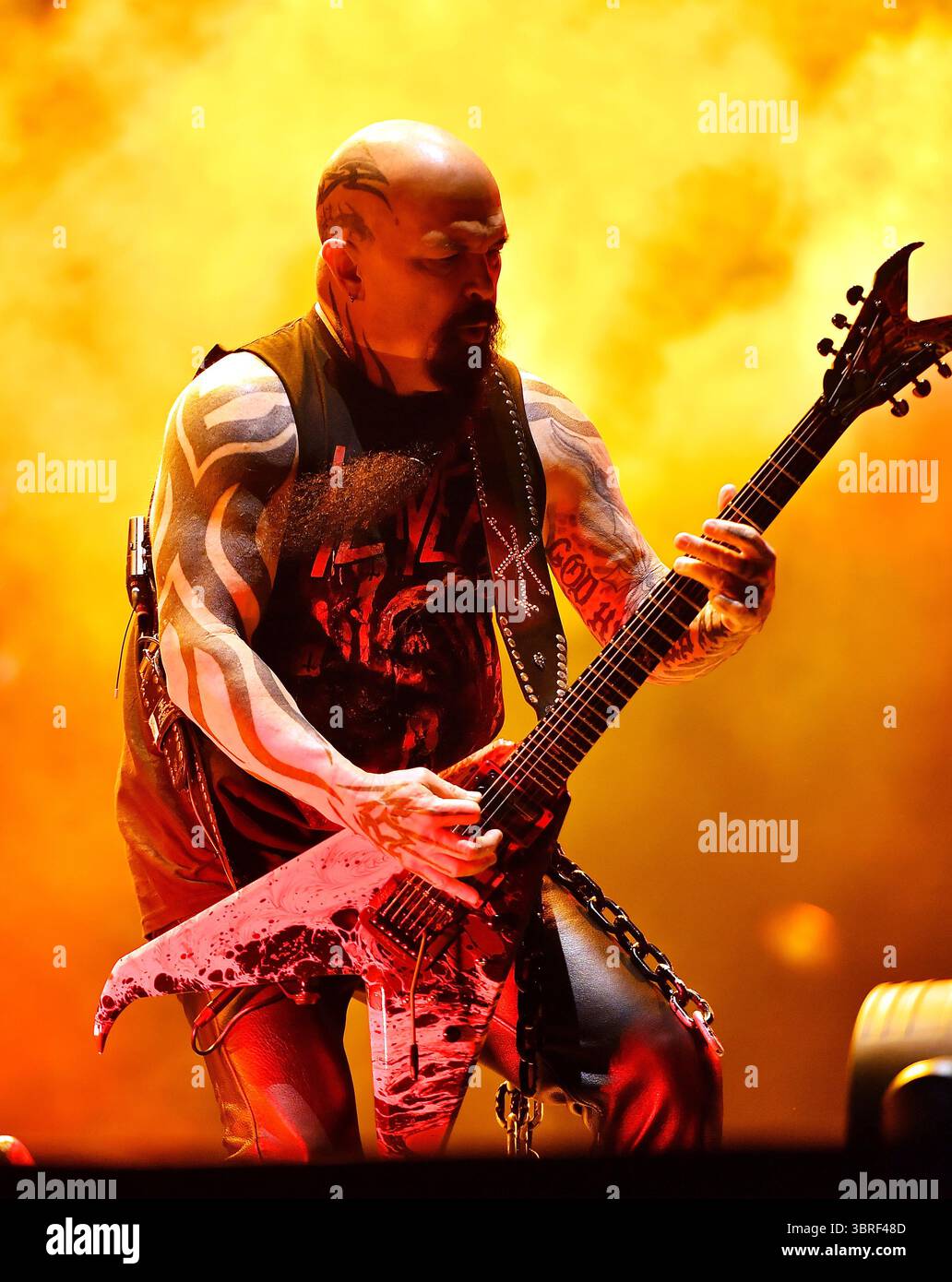 Kerry King of Slayer performs at the Festival d'été de Québec on July ...